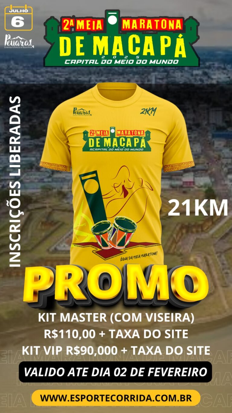 CALENDÁRIO 2025 - CORRIDA DE RUA AMAPÁ